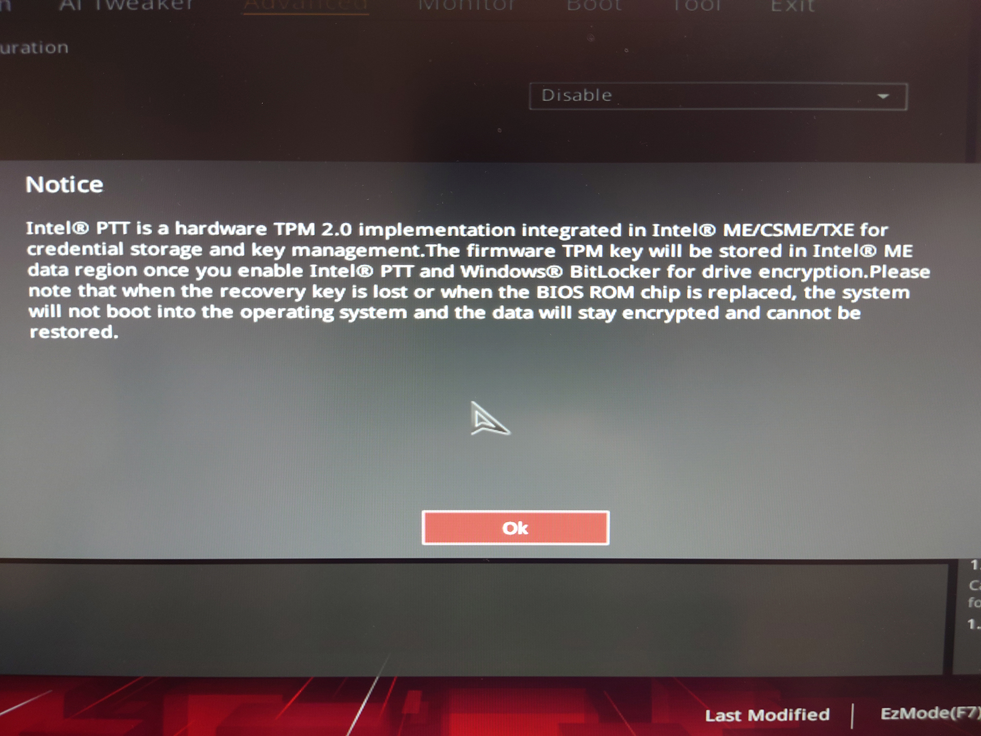 【TPM】「PC 正常性チェック」でWindows 11対応と表示されるように設定変更してみた【Intel PTT】 | tkmb.me